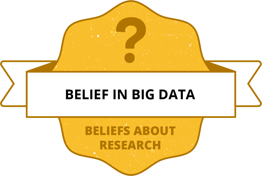 Belief in big data - Informed Health Choices